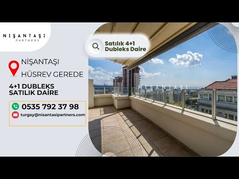 Nişantaşı'nda Çift Teraslı,Panoramik Manzaralı Çatı Dubleks(ENG)