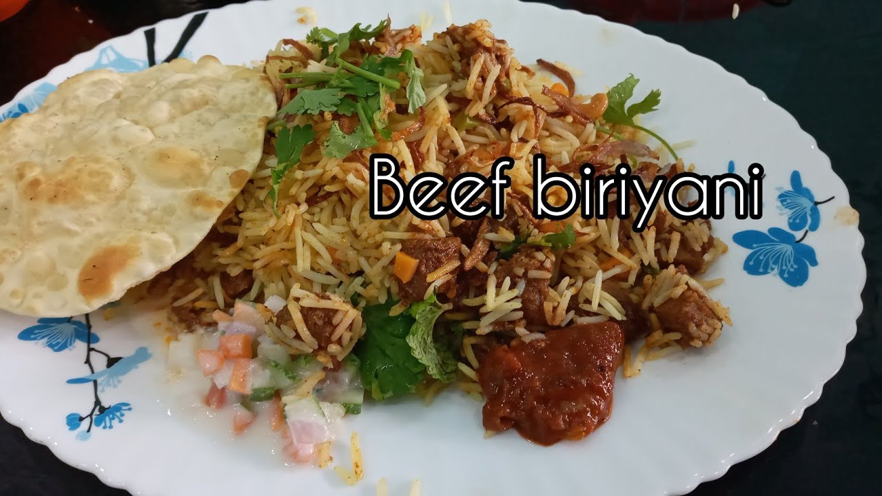 Beef biriyani - YouTube