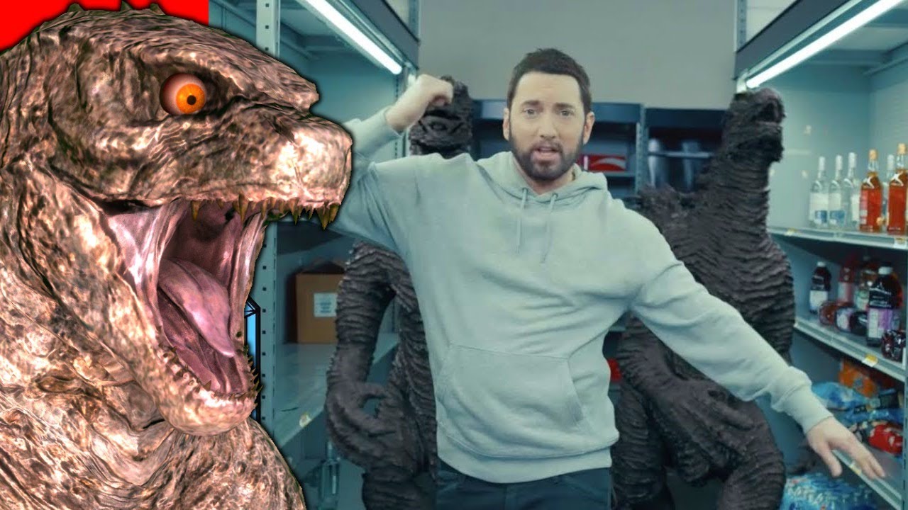 Godzilla Reacts To Godzilla By Eminem (Song) - YouTube