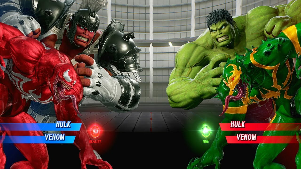 Red Battle Hulk Red Carnage Venom Vs Hulk & Green Venom Very Hard ...