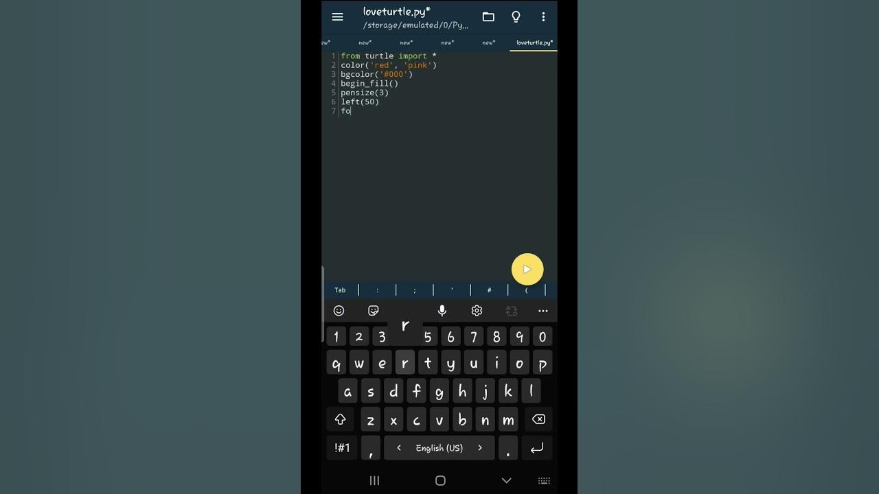 Propose your Crush With this 😉 Python turtle - YouTube