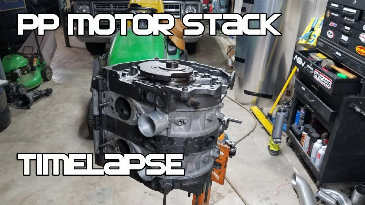 Timelapse - PP Rotary Engine Stack - YouTube