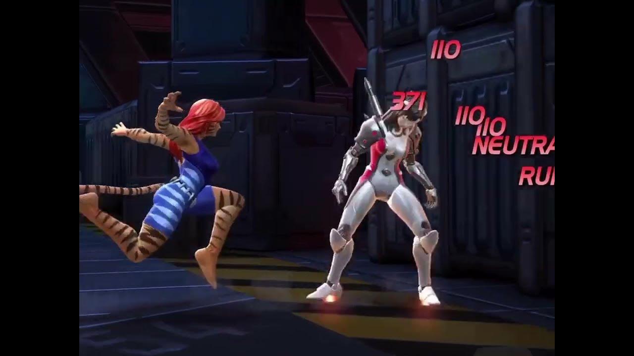 UNAWAKENED Tigra SOLOS 7 Star Threat Level 5 Omega Sentinel Boss | MCoC - YouTube