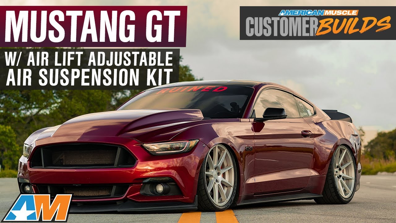 2015 Mustang GT with Air Lift Adjustable Suspension Kit ...