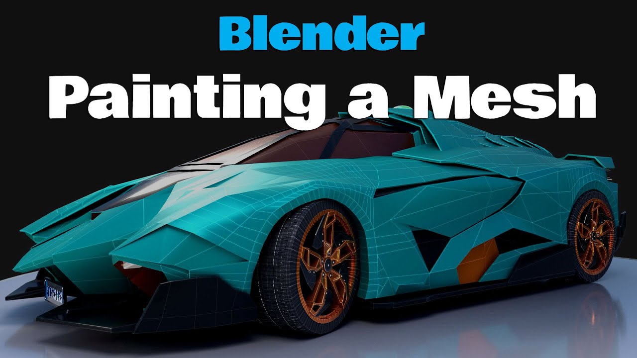 Painting a Mesh - YouTube