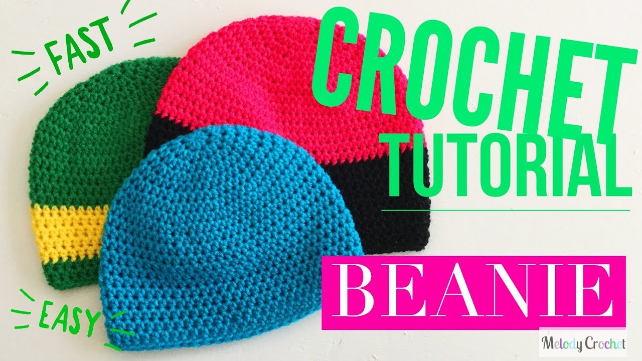HDC Beanie Fast Easy Crochet Hat Tutorial YouTube hdc-beanie-fast-easy-crochet-hat-tutorial-youtube