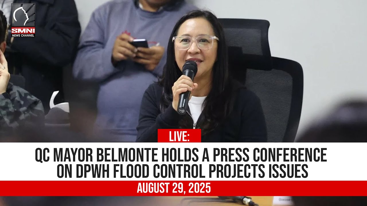 LIVE: Quezon City Mayor Joy Belmonte holds a press conference on DPWH ...