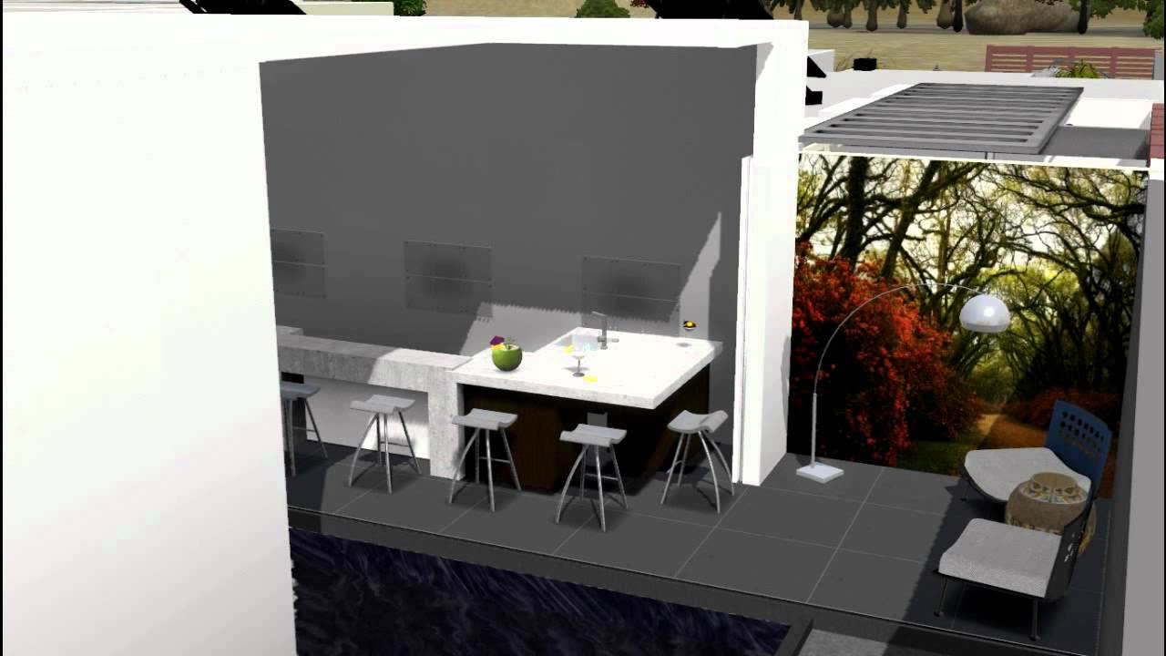 Sims 3 Modern Arizona House Slide Show HD + Download - YouTube