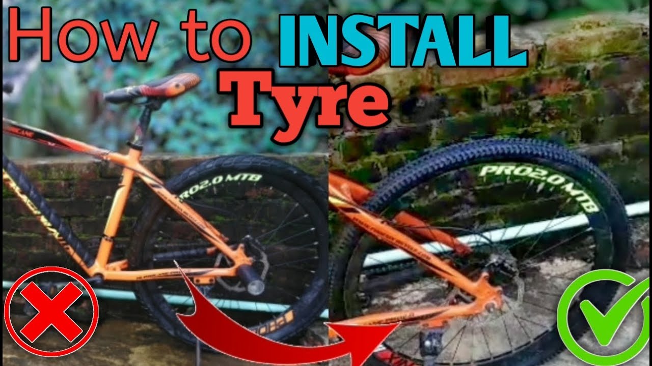 How To Install Tyres In Mtb Bicycle Rupsha Tyres Akib Chowdhury