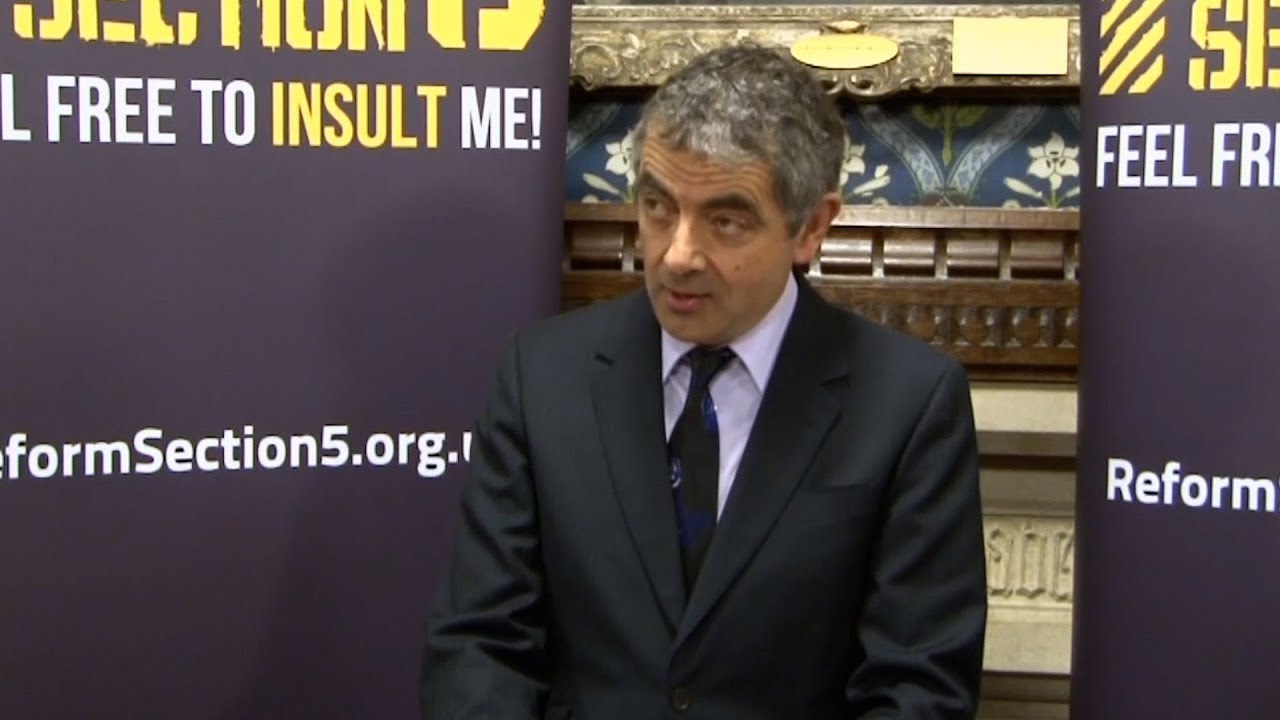 Free speech must never go quiet - Rowan Atkinson - YouTube