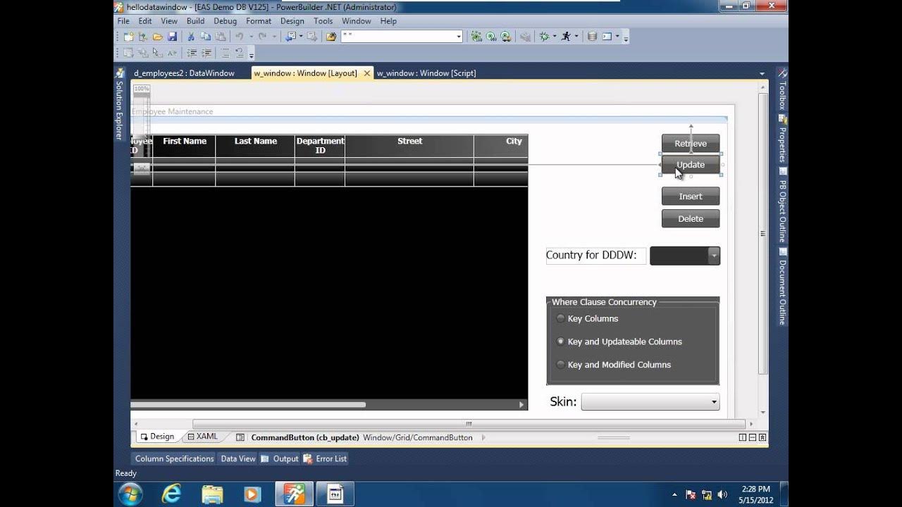 PowerBuilder - The Basics: Data Intelligence in the DataWindow - YouTube