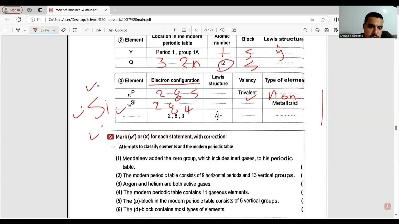حل اسئله المعاصر lesson 2 part 3 prep 1 - YouTube