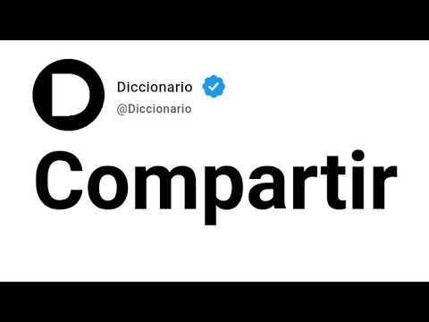 Compartir Significado En Español - YouTube