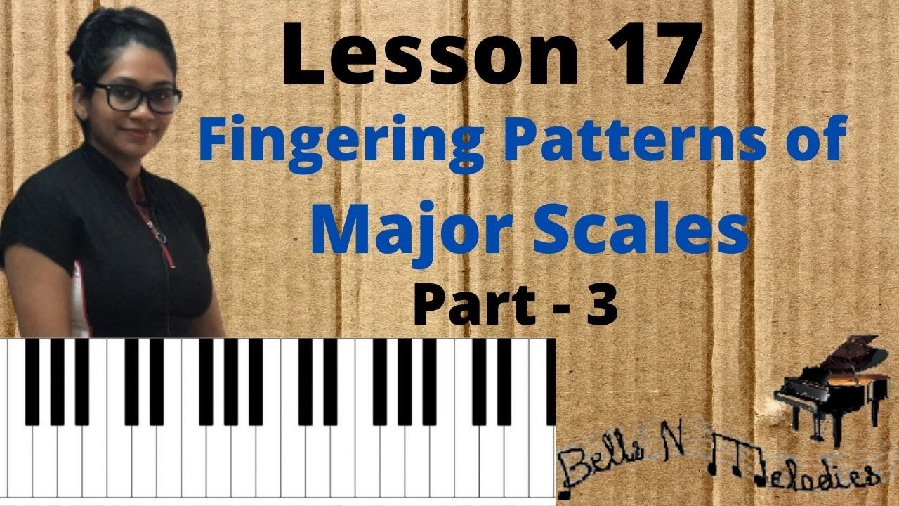 Lesson 17: Major Scales Fingering Patterns: Part-3 - YouTube