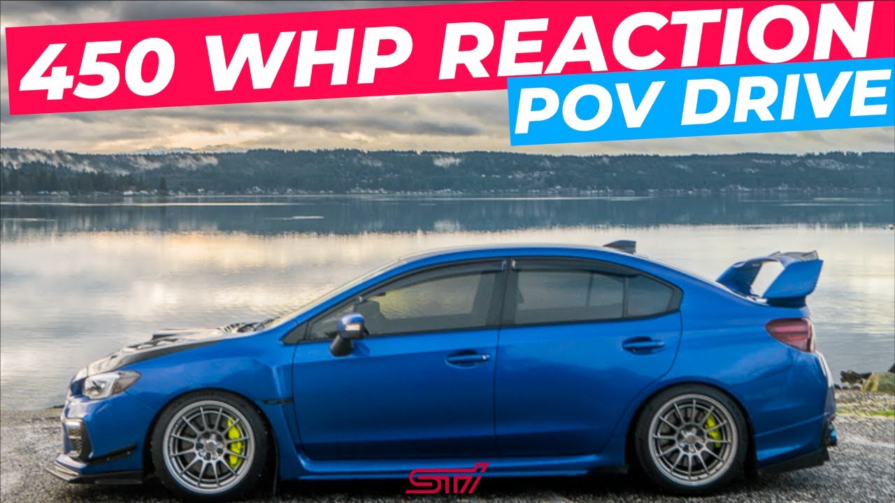 😜 450 WHP STI | POV DRIVE REACTION | FP BLACK TURBO | LET'S SEND IT ...