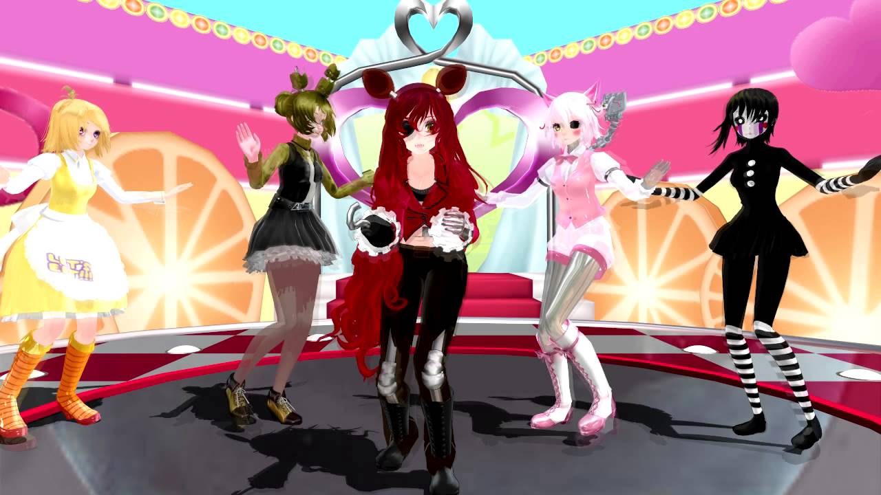 MMD{FNAF} Bar Bar Bar - YouTube