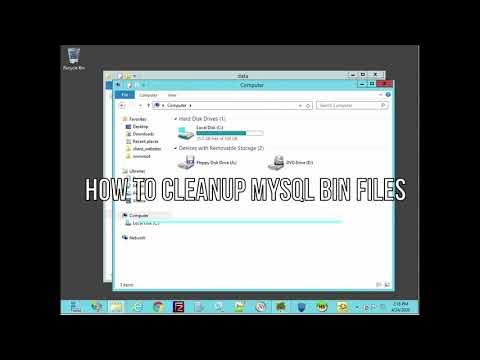 How to cleanup MySQL bin files | MySQL bin files taking up storage ...