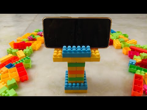 Satisfying DIY phone stand/ASMR Building Blocks/block game lego blocks #asmr#buildingblocks