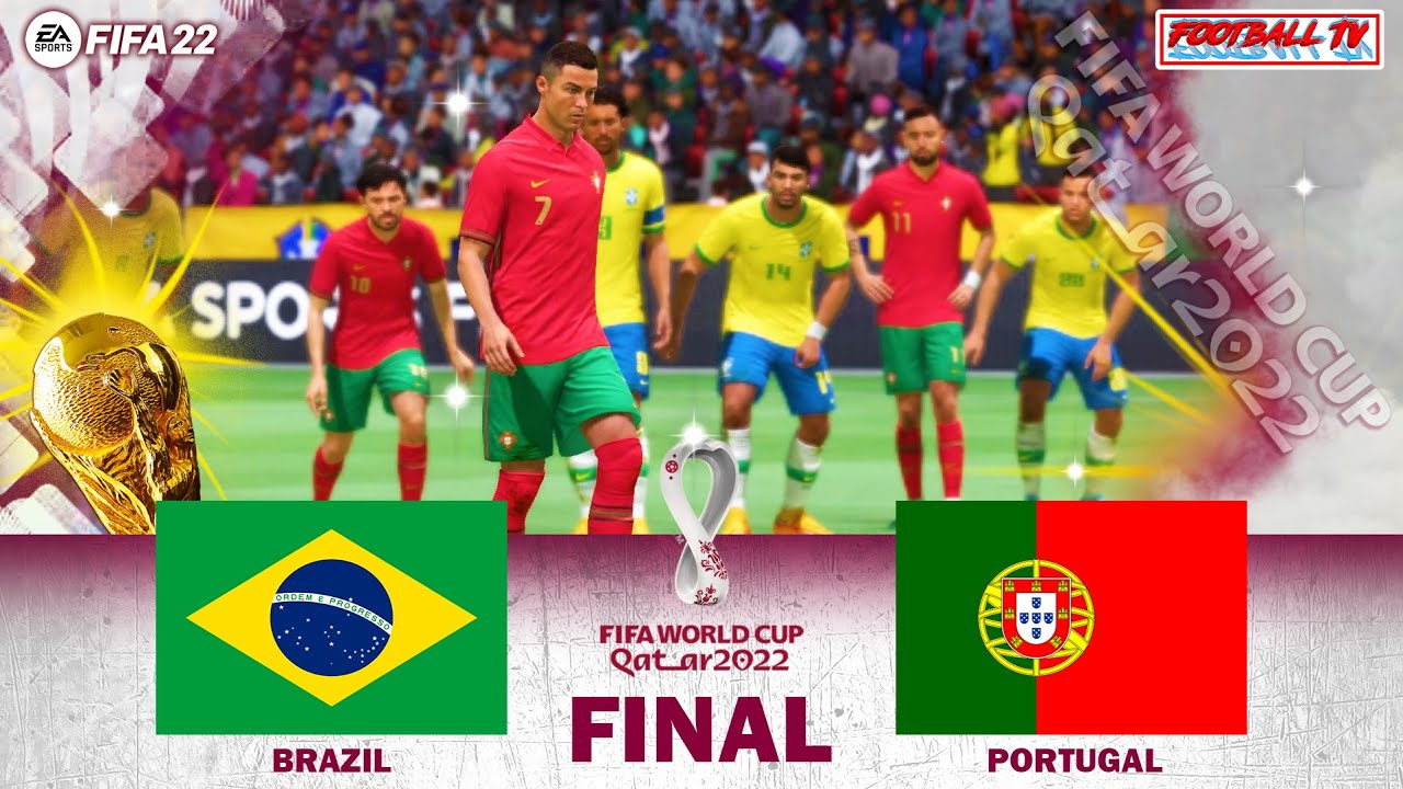 FIFA 22 - BRAZIL vs PORTUGAL | Final FIFA World Cup 2022 | Gameplay PC ...