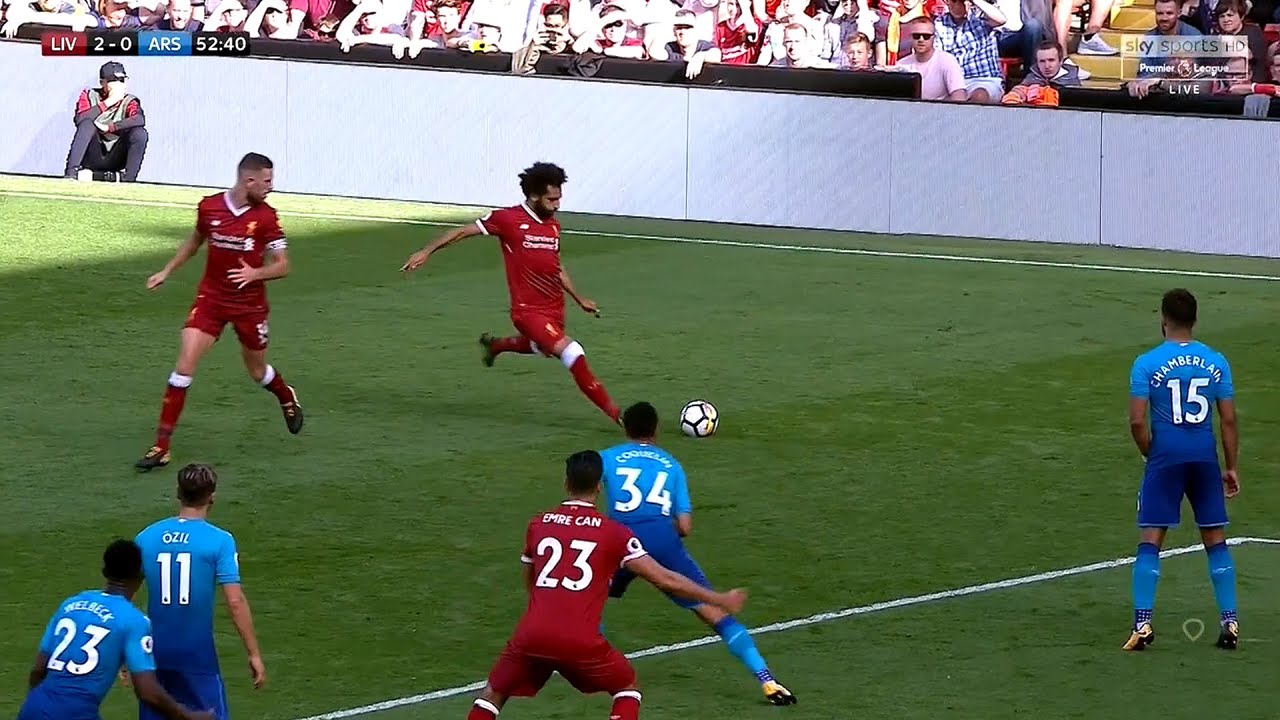 Mohamed Salah Vs Arsenal (EPL) (Home) (27/08/2017) HD 1080i By YazanM8x ...
