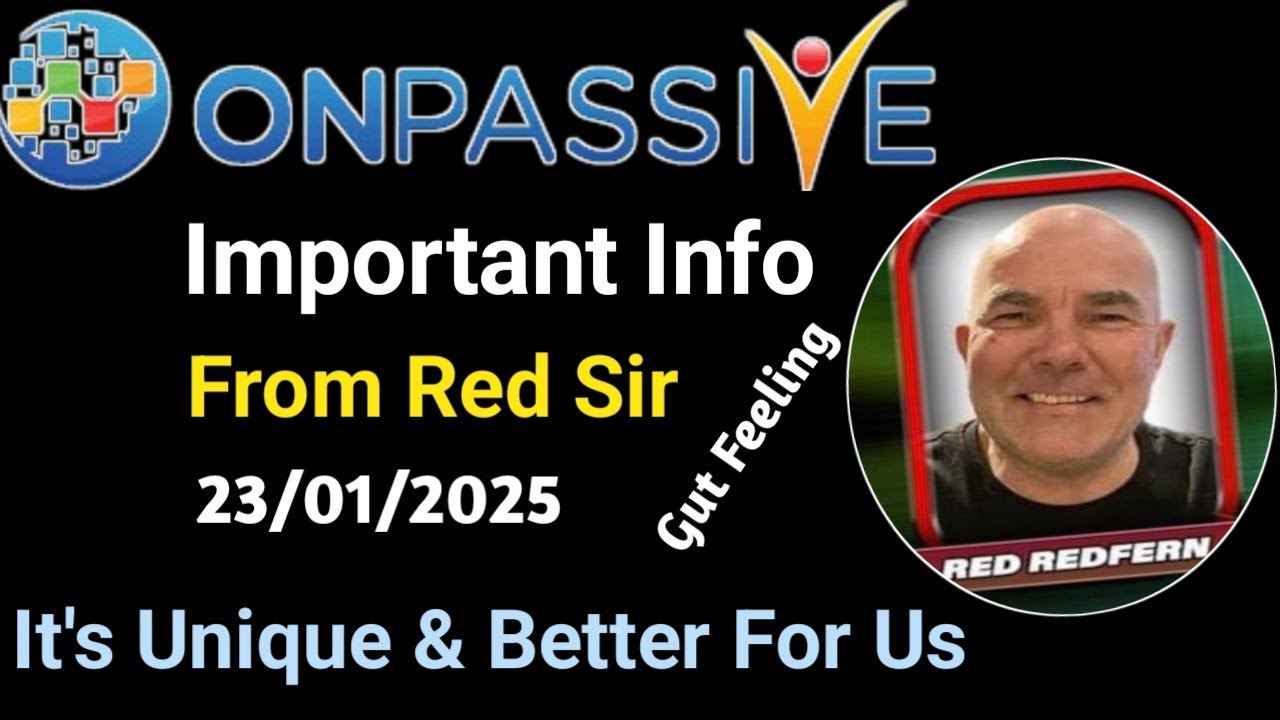 Important Info by Red Redfern Sir 🔷 It's Unique & Better For Us🔷Gut ...
