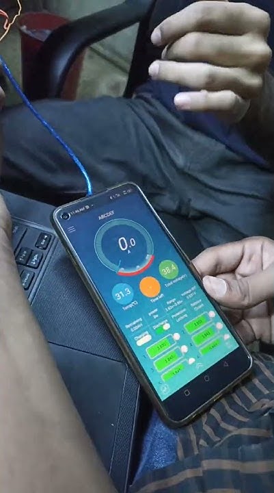 Arduino controlled bldc hoverboard motor 36v with BMS app interface on mobile - YouTube