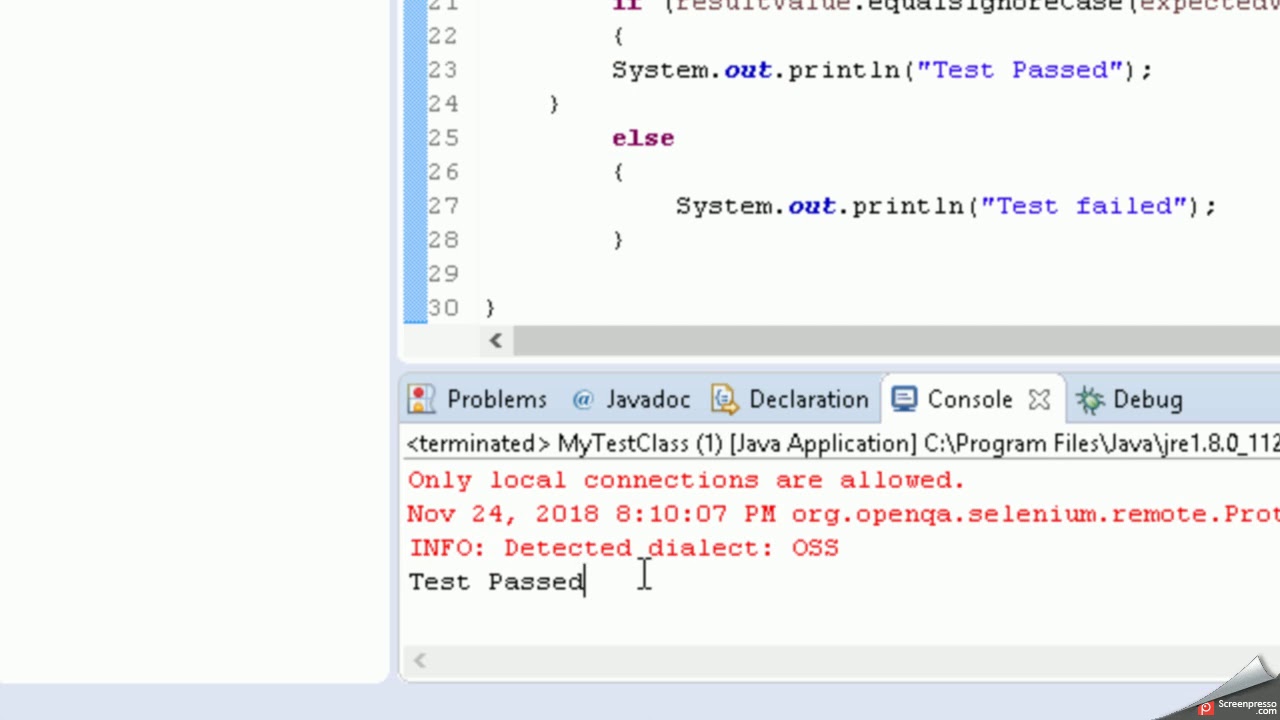 First Test Case In Selenium Part 2 Youtube