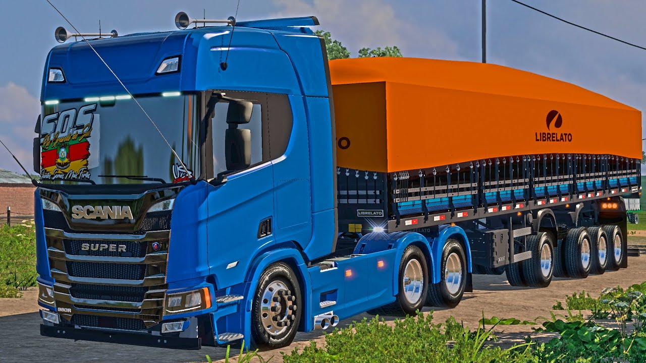 🔴AO VIVO🔴SCANIA NTG SUPER QUALIFICADA NA 4 PATAS - NO PUXE DOS GRÃOS ...