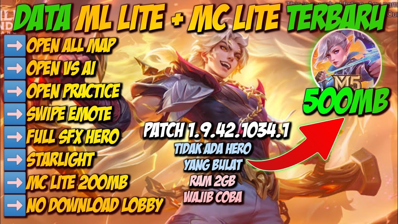 Data ML Lite + MC Lite 500MB Full Event Patch 1.9.42.1034.1 | Mobile ...