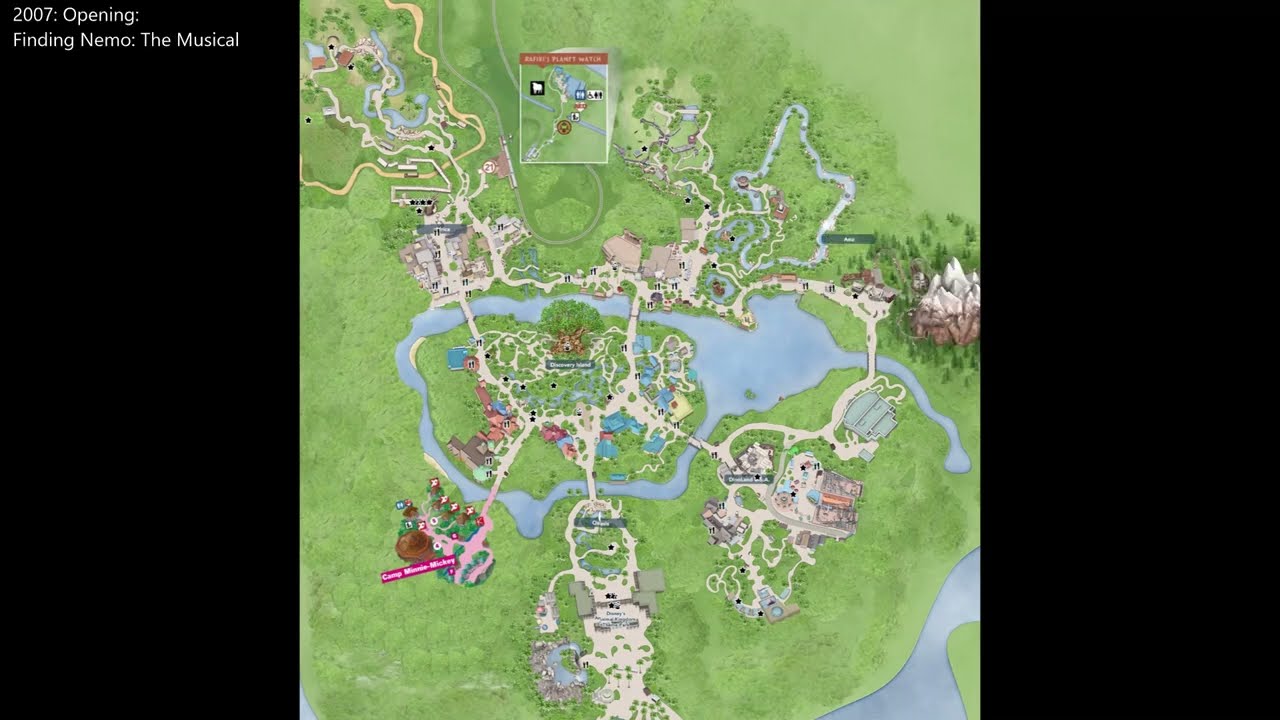 Animal Kingdom Map 2022