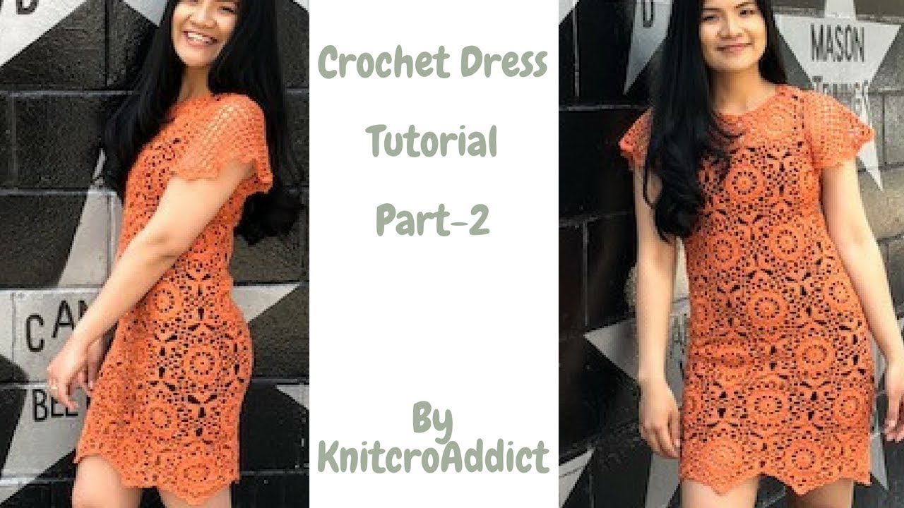 How to crochet summer dress - Part 2 - YouTube