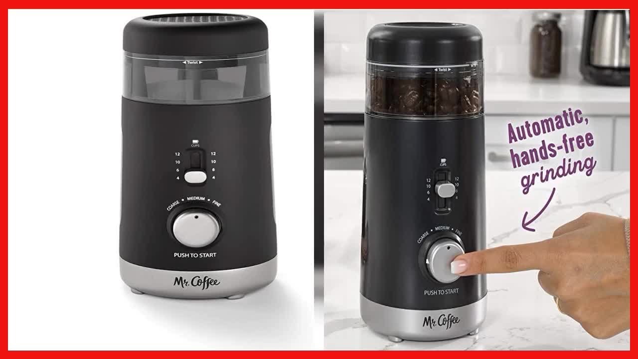 Mr. Coffee Coffee Grinder, Automatic Grinder with 5 Presets, 12 Cup ...