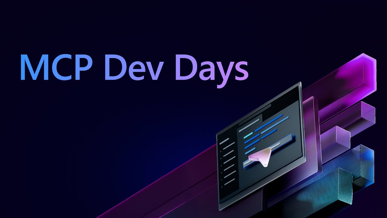 MCP Dev Days: Day 1 - DevTools - YouTube