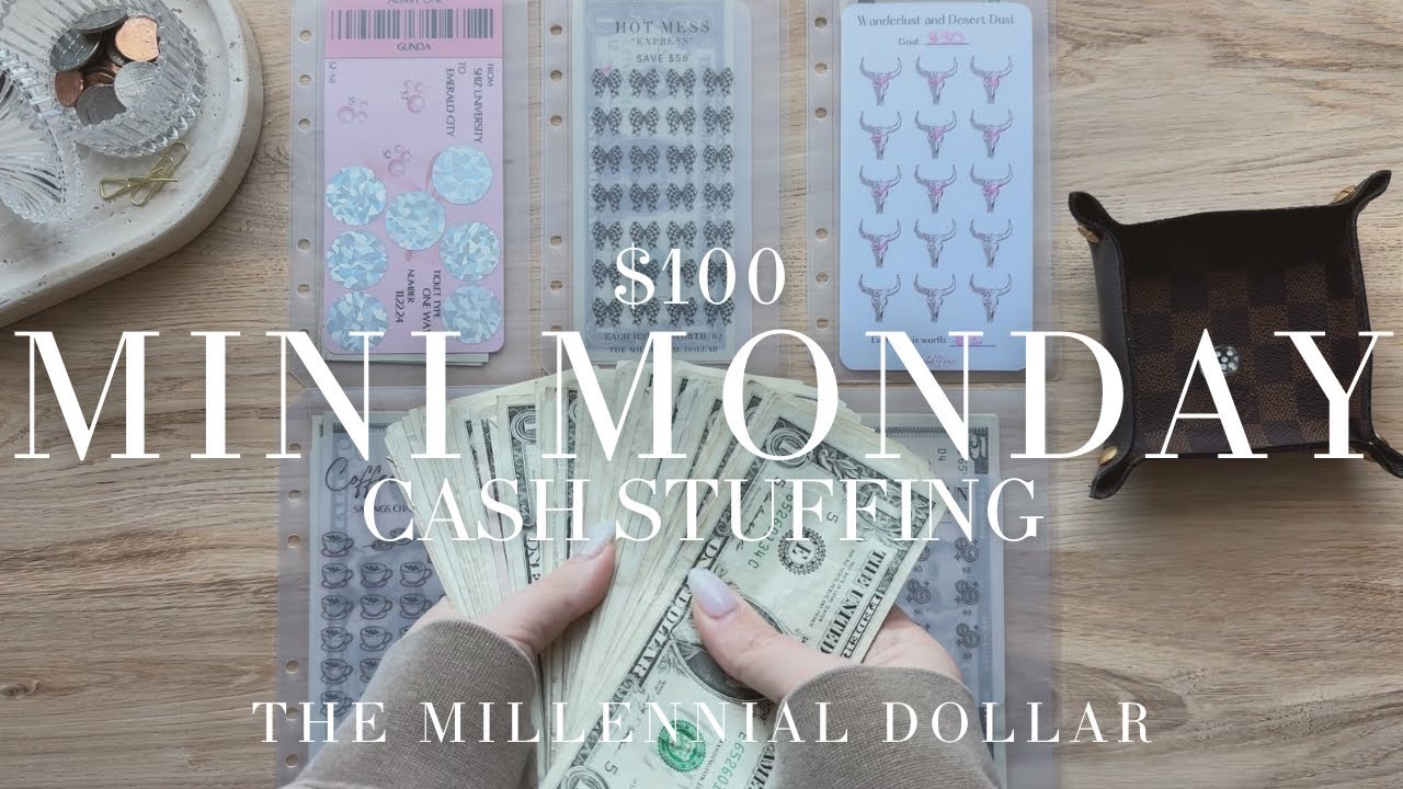 Mini Monday Savings Challenge « Cash » Stuffing! - YouTube