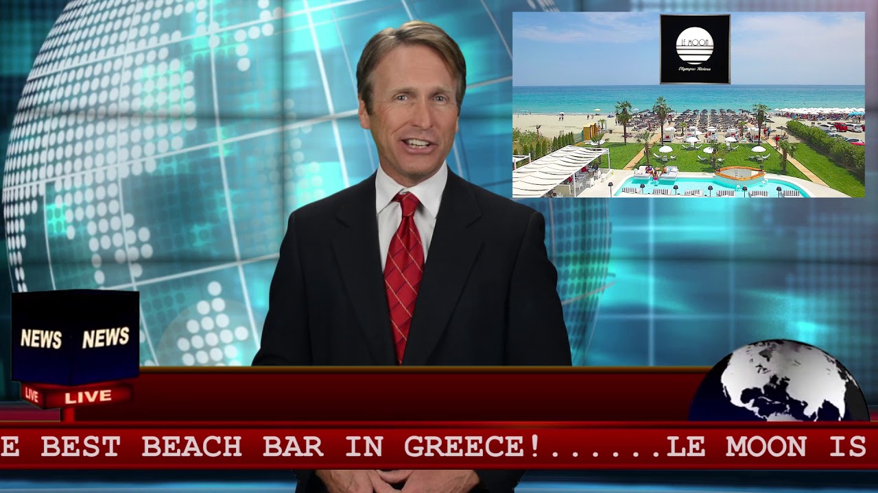 LE MOON LUXURY SEA SIDE BEACH BAR RESTAURANT AT TV IN USA!!! PLAKA ...