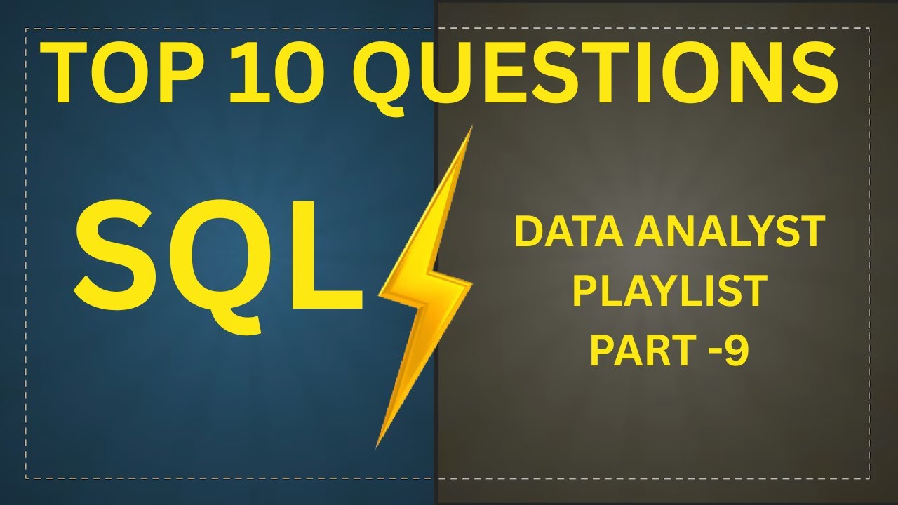 "Top 10 SQL Operator Questions for Interviews | SQL Practice for ...