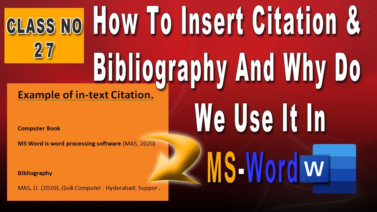 How To Insert Citation Bibliography For Reference In MS Word Class 27 YouTube how-to-insert-citation-bibliography-for-reference-in-ms-word-class-27-youtube