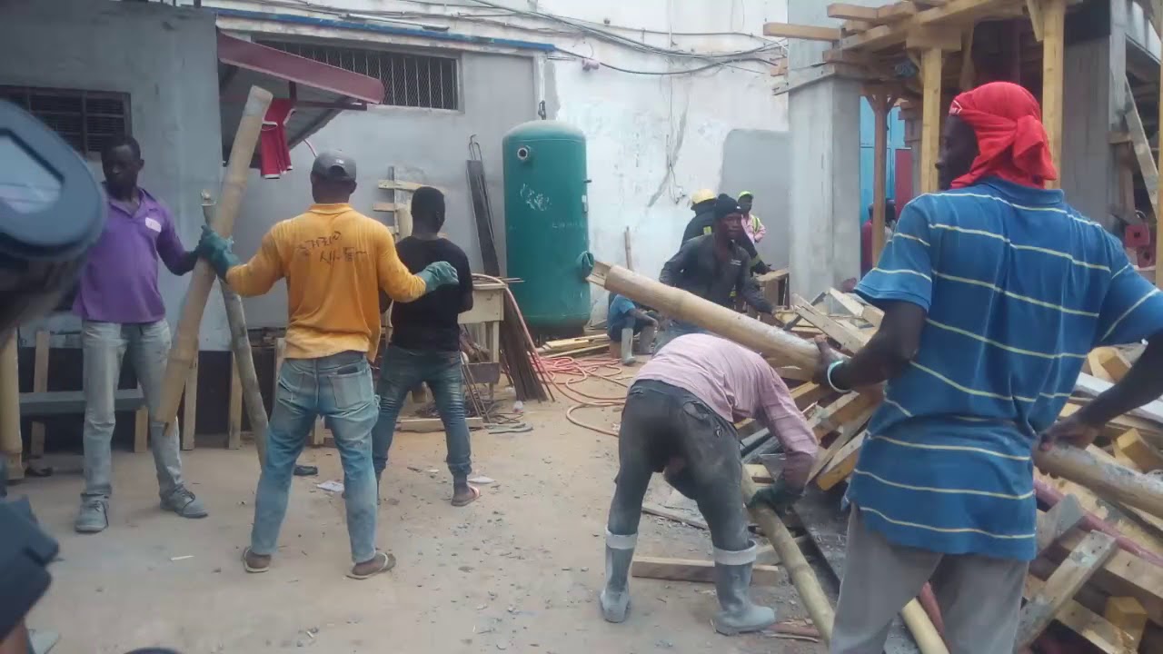 Building under construction caves in; one feared trapped in rubble. (17 ...