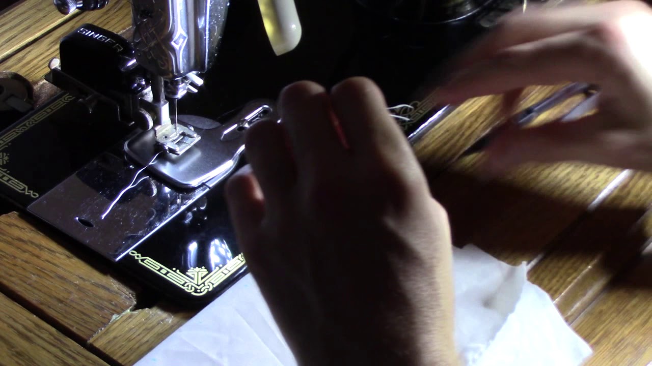 Sewing buttons using straight stitch sewing machine - YouTube