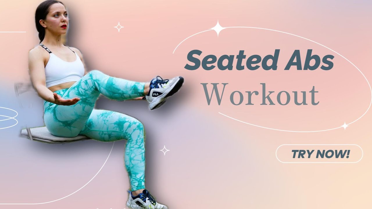 Quick & Effective Seated Ab Exercises | Target Belly Fat | 100% Real ...