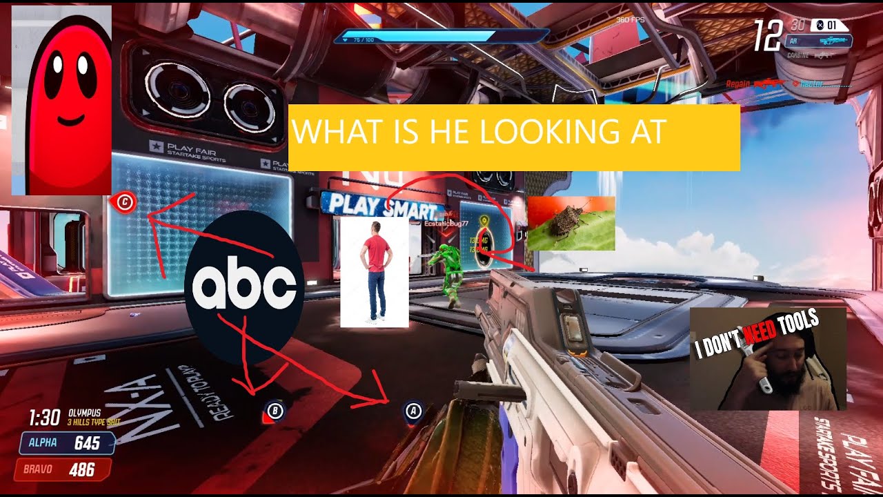 Splitgate PUG - Abyss KOTH - Olympus Dom - Impact TDM - YouTube