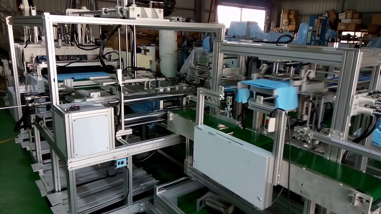 Medical drape machine (size and shape 9) - YouTube