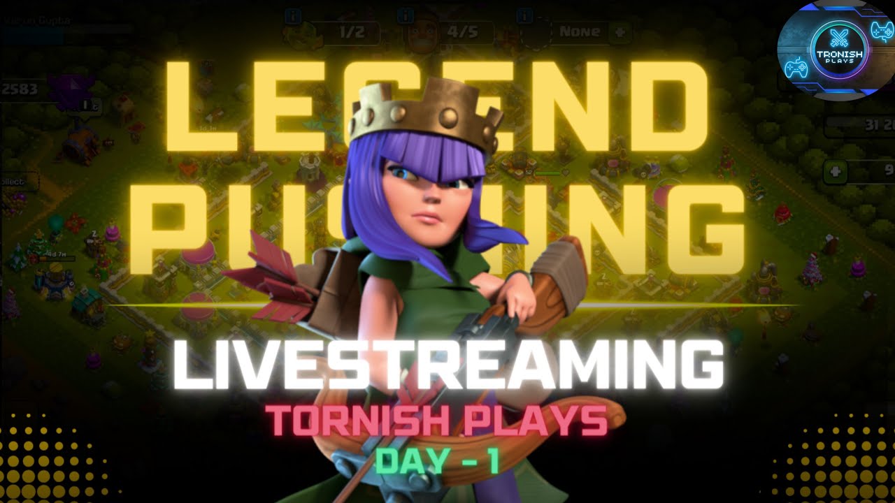 CLASH OF CLANS Live Stream RIGHT NOW ROAD TO 1.8K SUBS||COC LIVE TROPHY ...