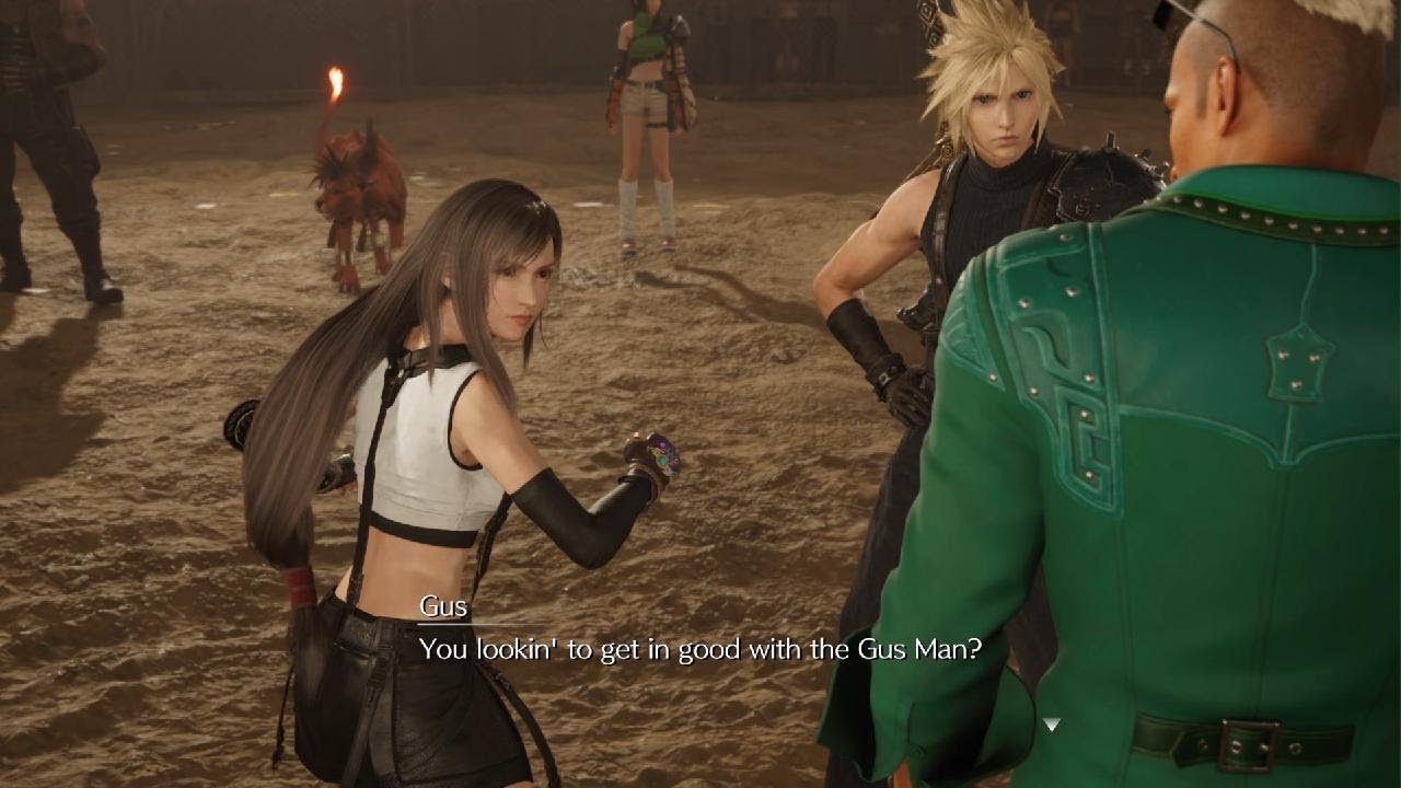 FINAL FANTASY VII REBIRTH: Save Leslie's Girl! Enter Gus' Arena PS5 ...