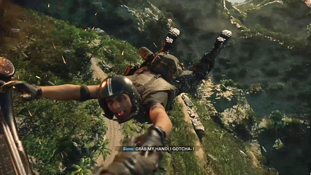 Epic Crash Plane Scene - Call of Duty: Black Ops Cold War - YouTube