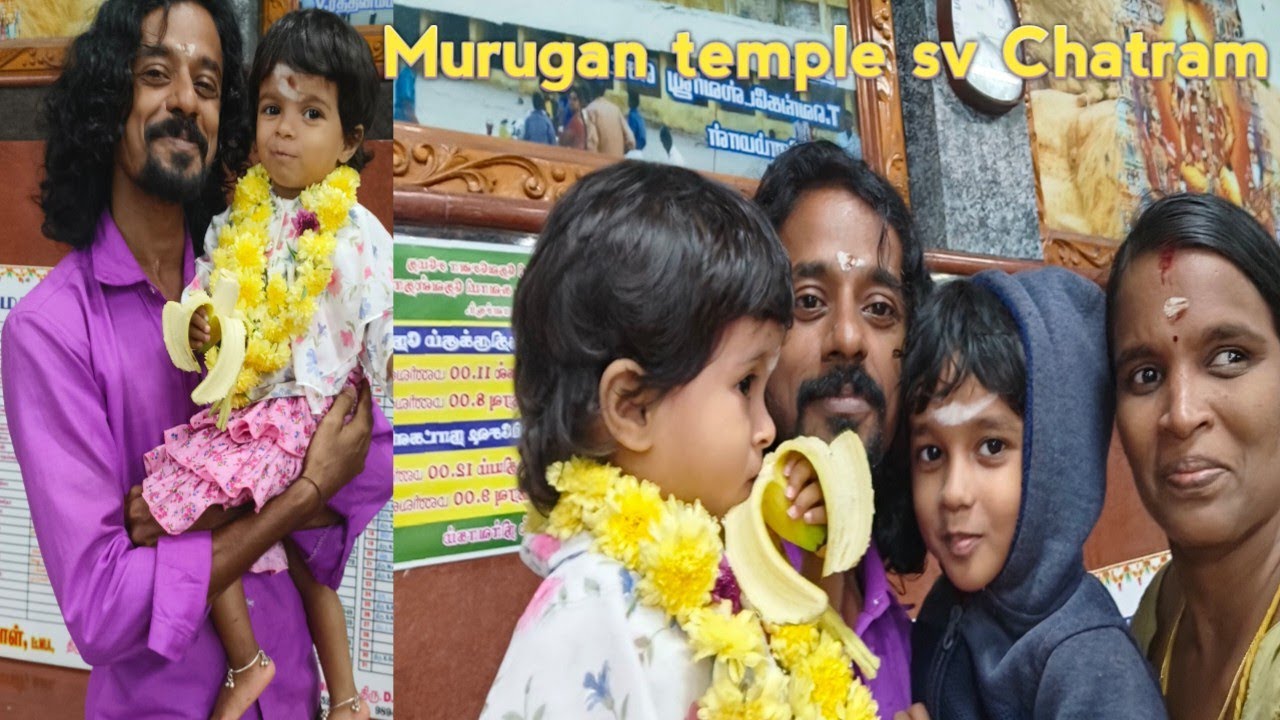 Dhamini birthday/murugar temple/sv Chatram/ - YouTube