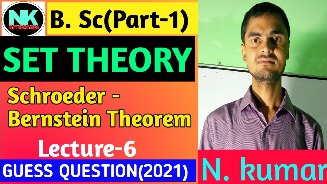 # Schroeder Bernstein theorem for Bsc part-1 - YouTube