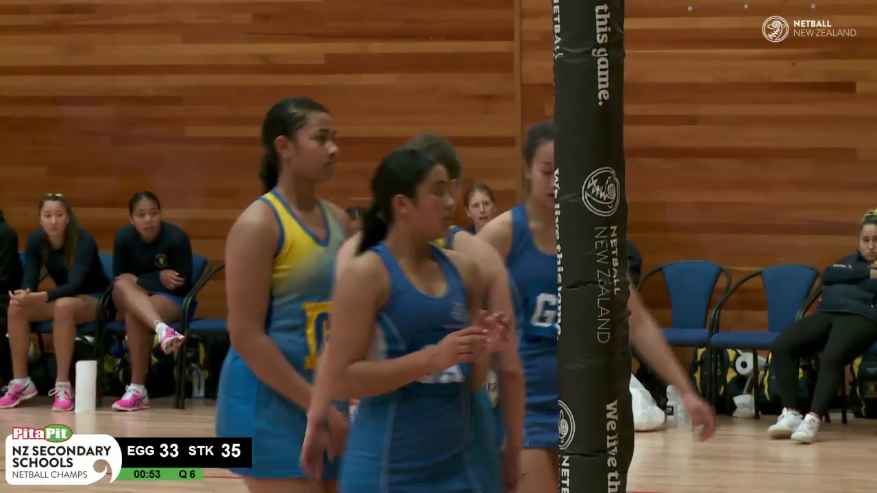 Epsom Girls v St Kent's - 3rd place playoff Pita Pit NZSS Netball ...