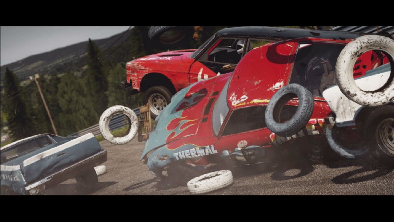 WRECKFEST !!! BANGER RACING !!! RACE 3 / 6 !!! PLACED 5TH !!! - YouTube