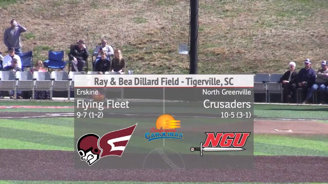 North Greenville vs. Erskine College (Game 1) - NGU Baseball 2019 - YouTube